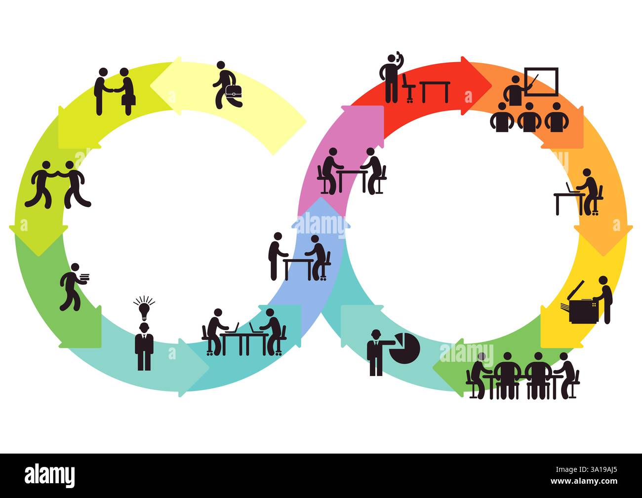 Concept business meeting team Cut Out Stock Images & Pictures - Alamy