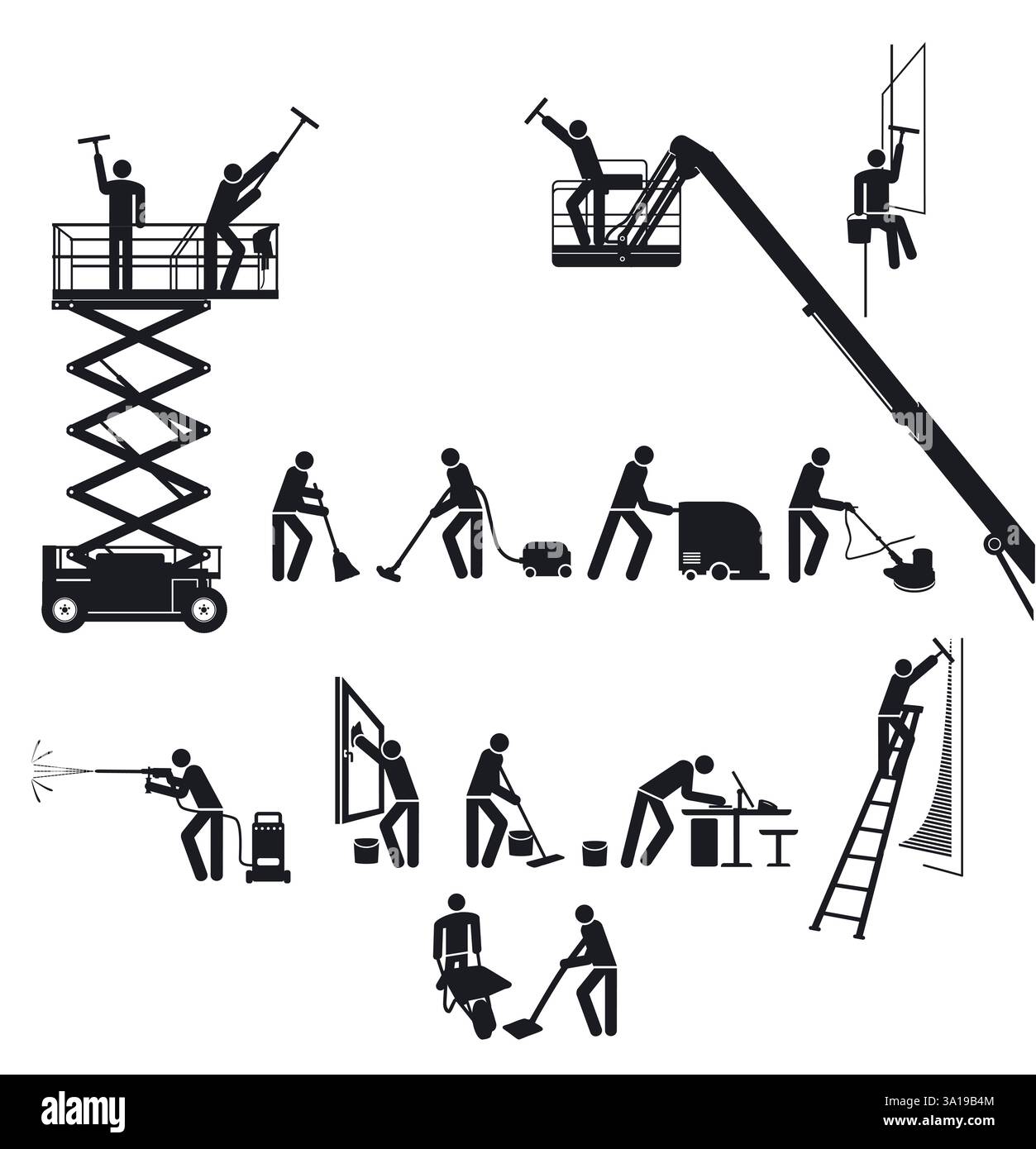 Service building Cut Out Stock Images & Pictures - Alamy