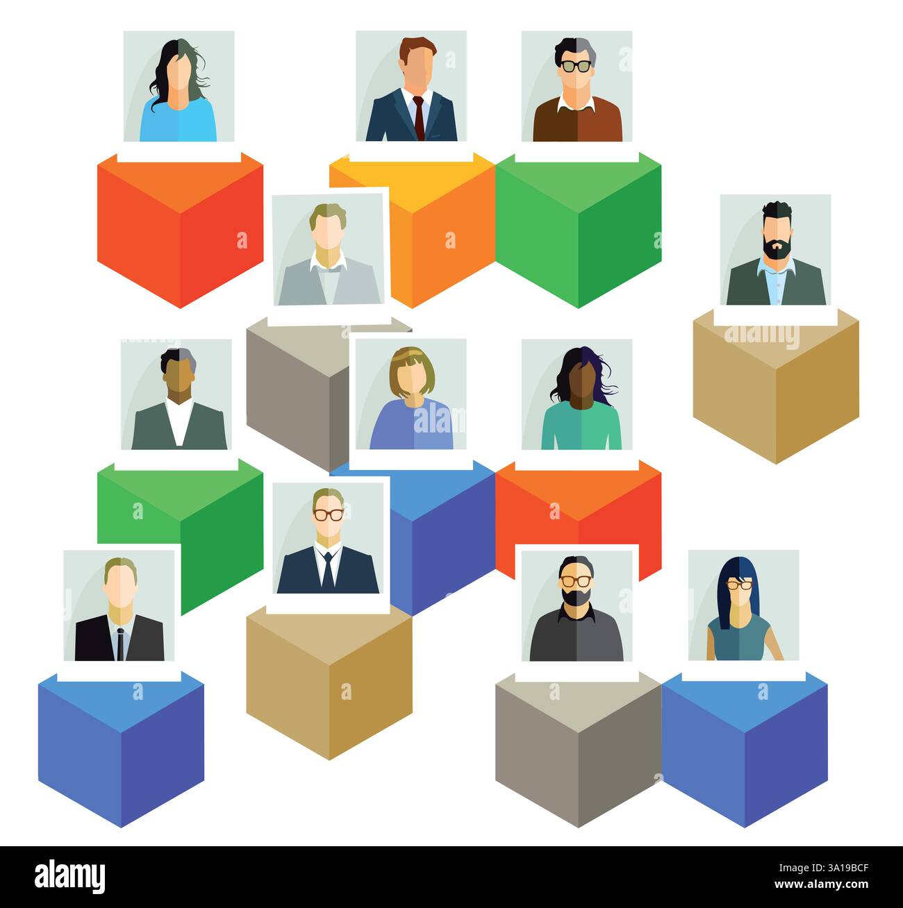 Crew staff worker Cut Out Stock Images & Pictures - Alamy