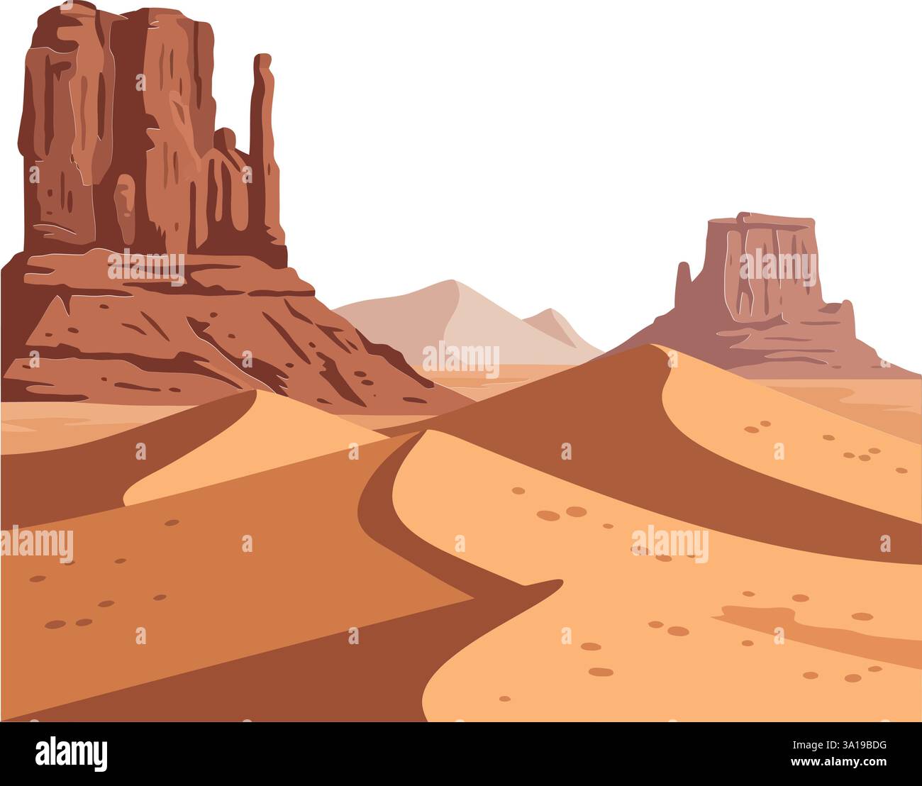 The first frame shows a singular rock formation, while the second frame ...
