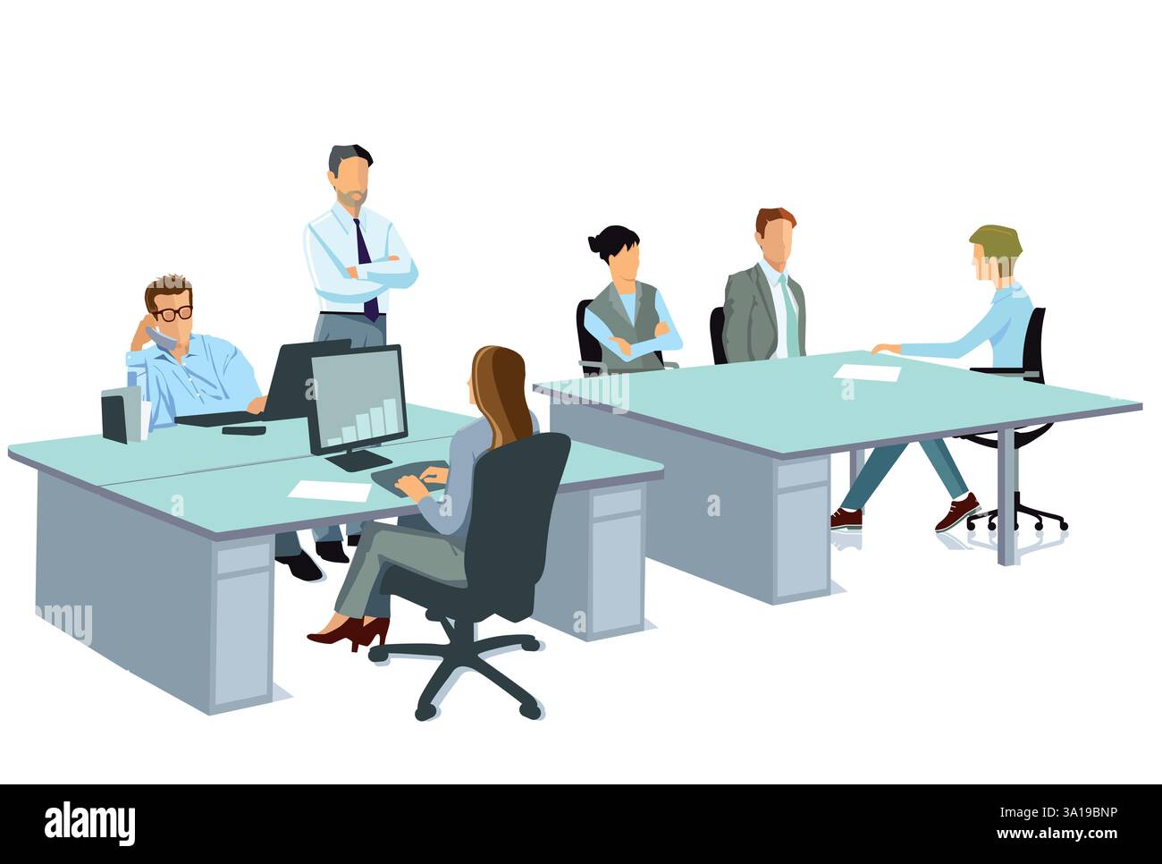 Office developing Cut Out Stock Images & Pictures - Alamy