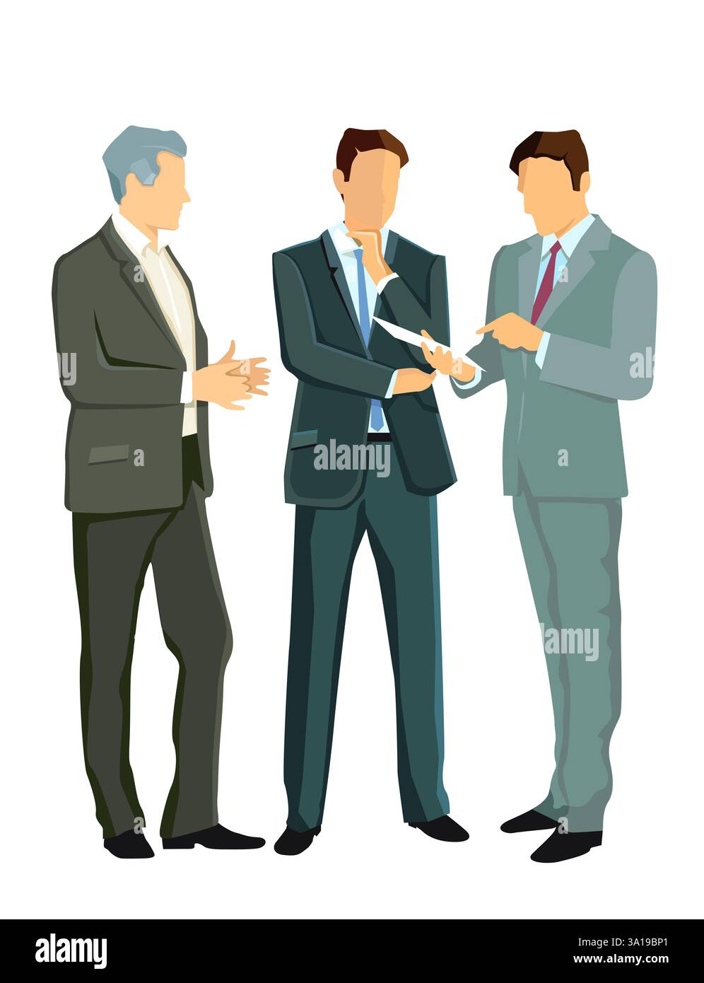 Group professionals Cut Out Stock Images & Pictures - Alamy