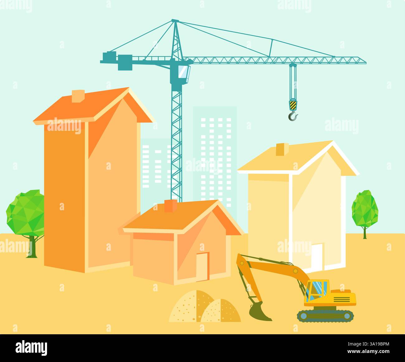 House construction project Stock Photo - Alamy