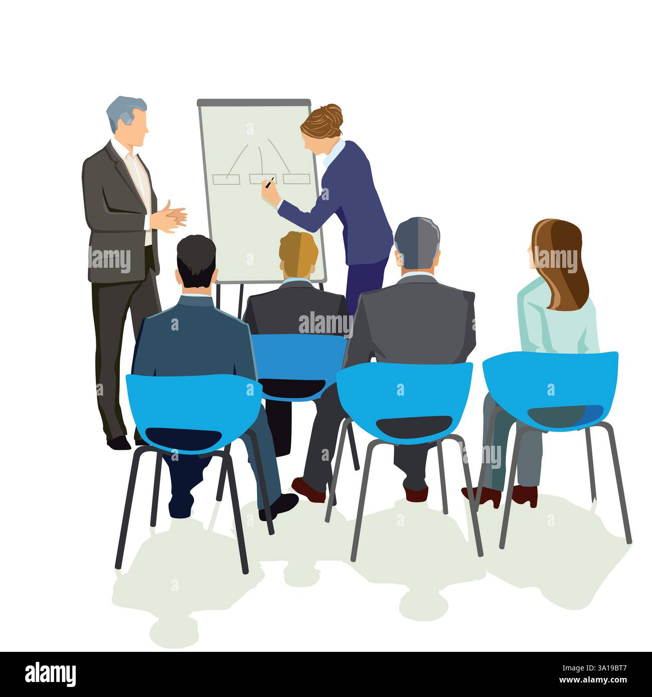 Group people training in Cut Out Stock Images & Pictures - Alamy