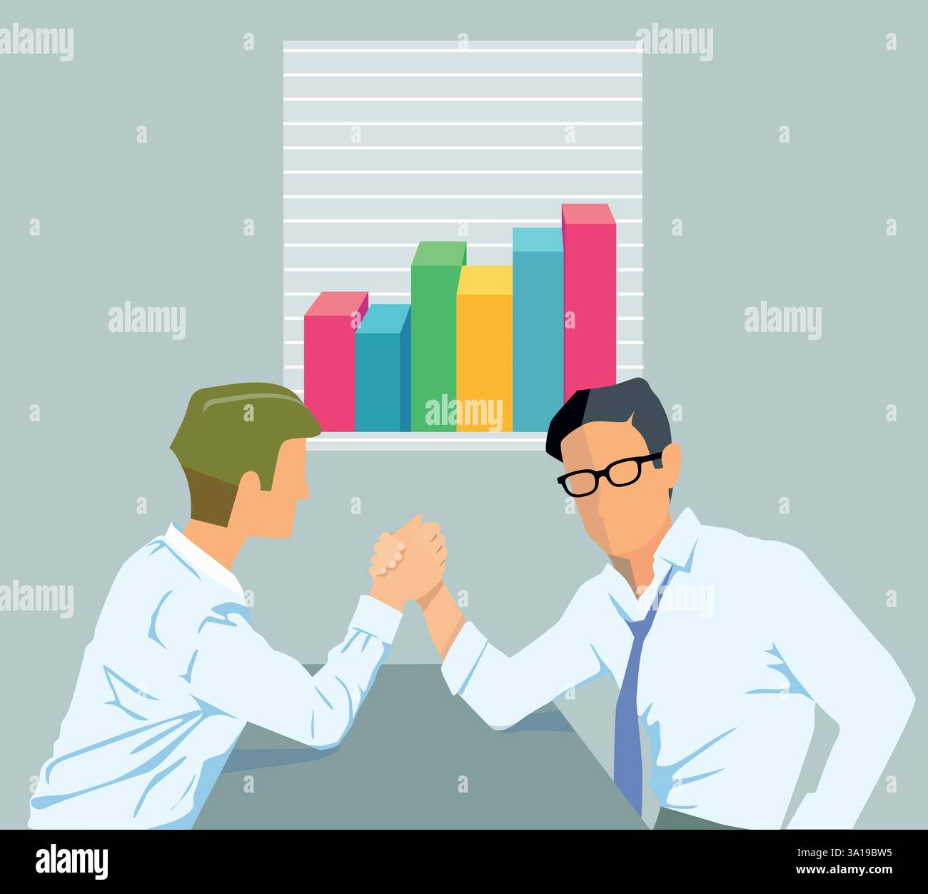 Cooperation business concept chains hi-res stock photography and images ...