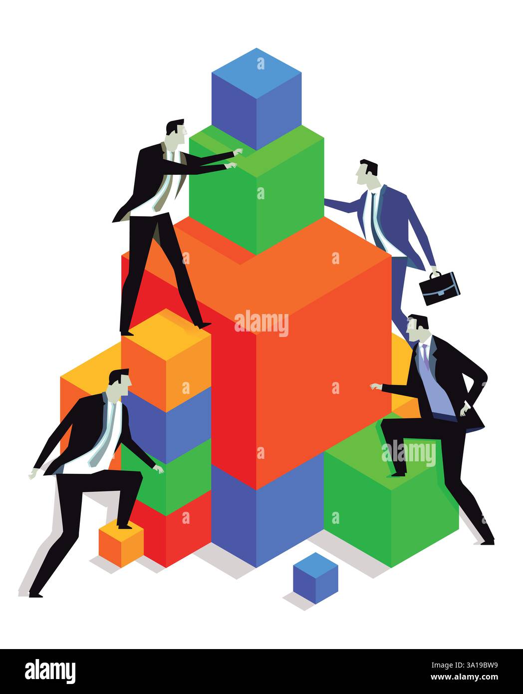 Ascent of man illustration hi-res stock photography and images - Alamy