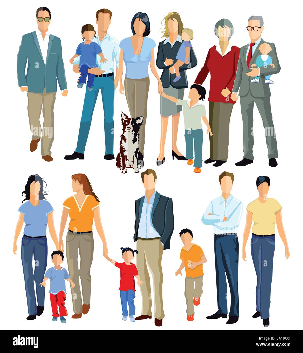 Family and generations Stock Photo - Alamy
