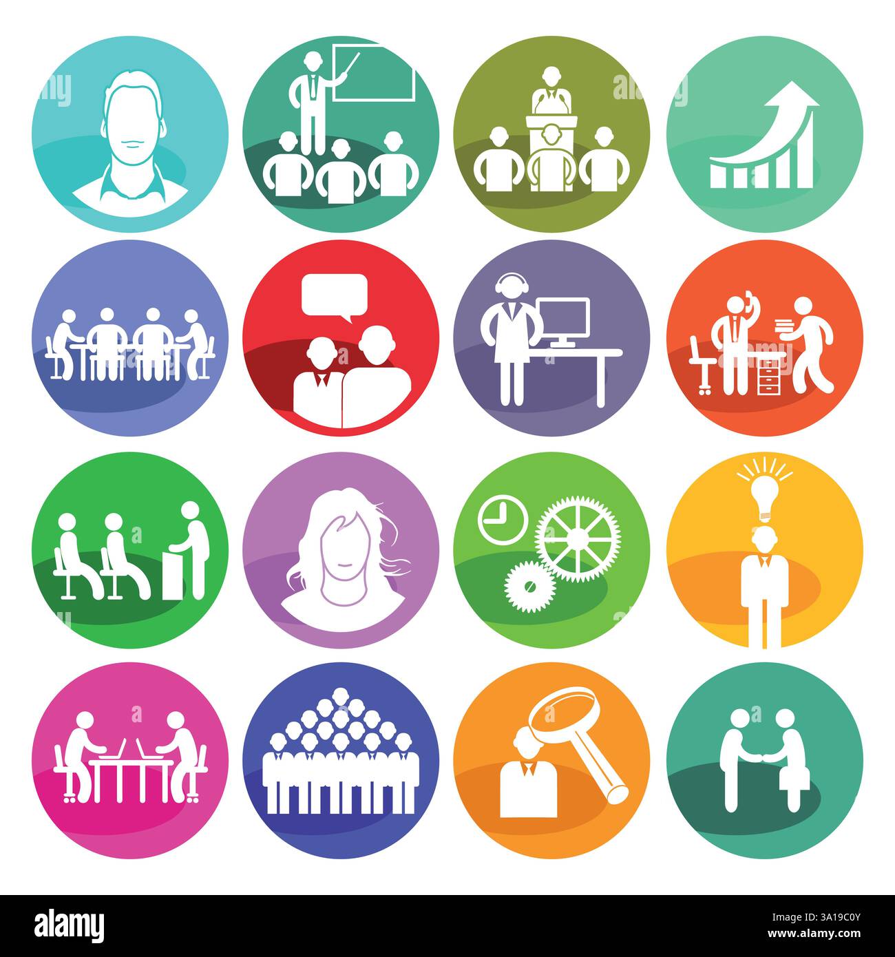 Management meeting room Cut Out Stock Images & Pictures - Alamy