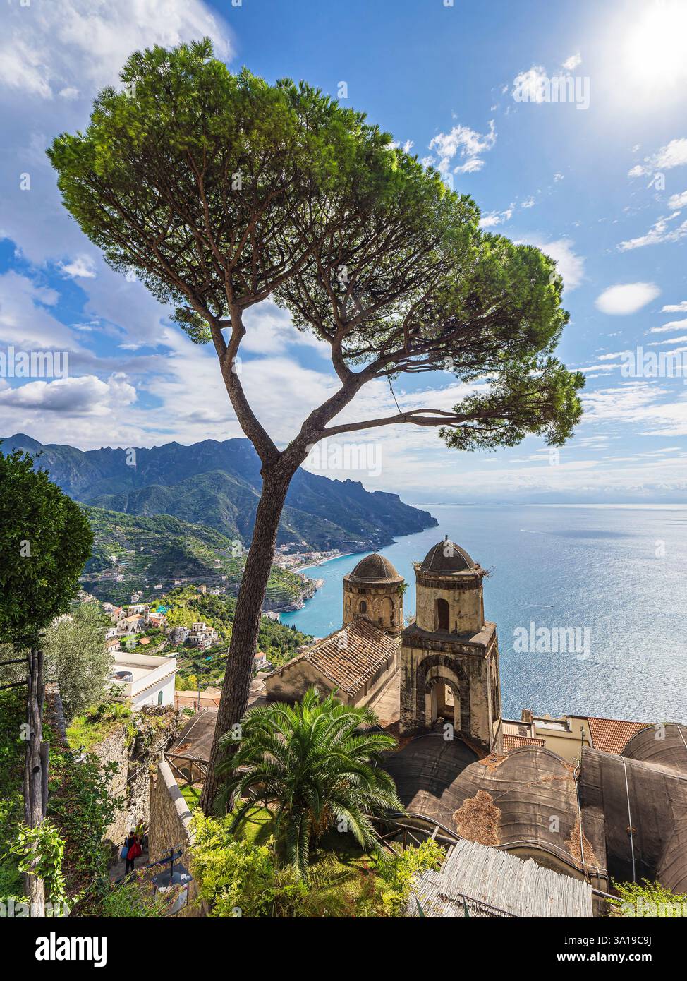 View of Ravello on the Amalfi Coast in Italy Stock Photo - Alamy