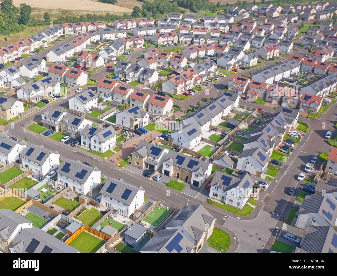 New housing development at Dargavel in Bishopton Stock Photo - Alamy