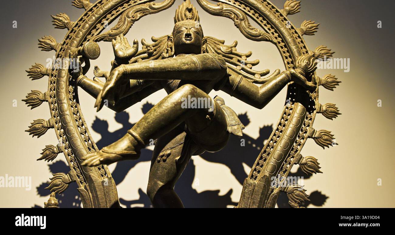 Close-up View on Statue Of Shiva Nataraja: Cosmic Dance Of Shiva One Of ...