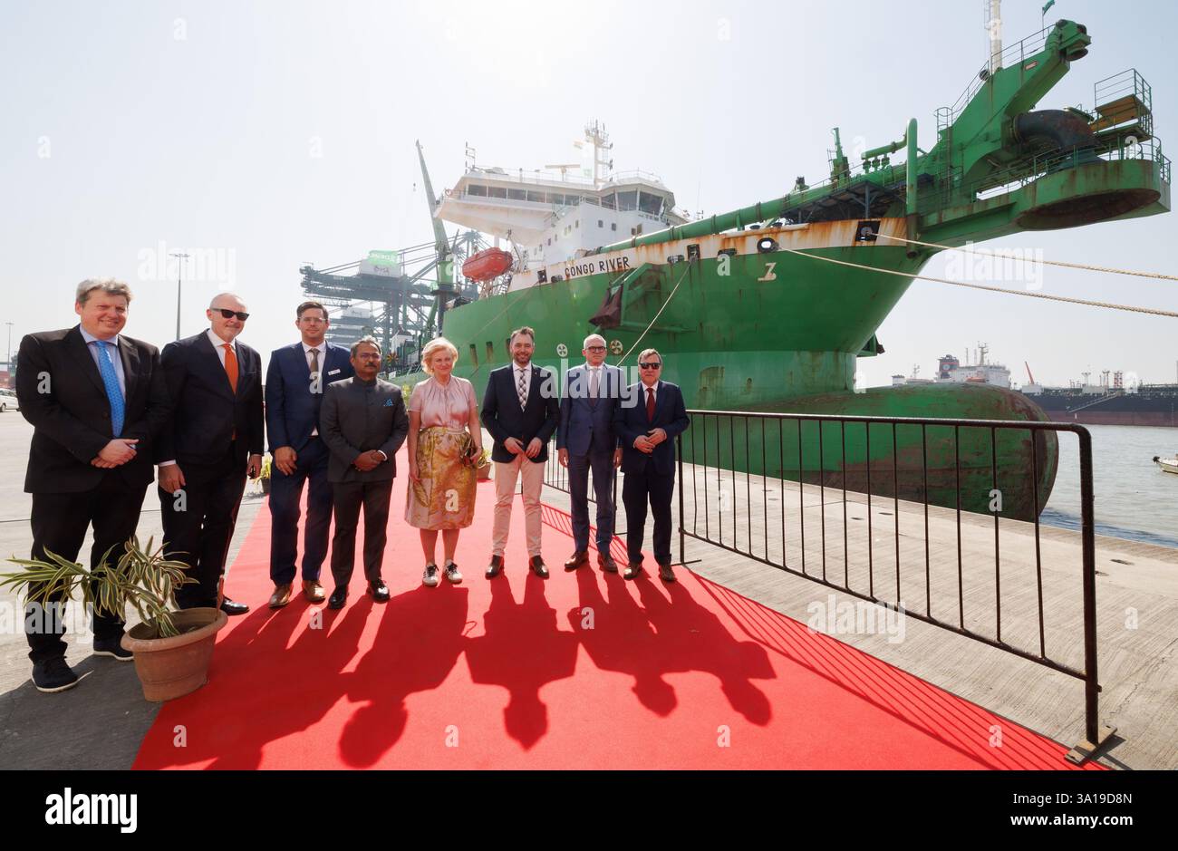 ?, Belgian ambassador to India Didier Vanderhasselt, Managing Director ...