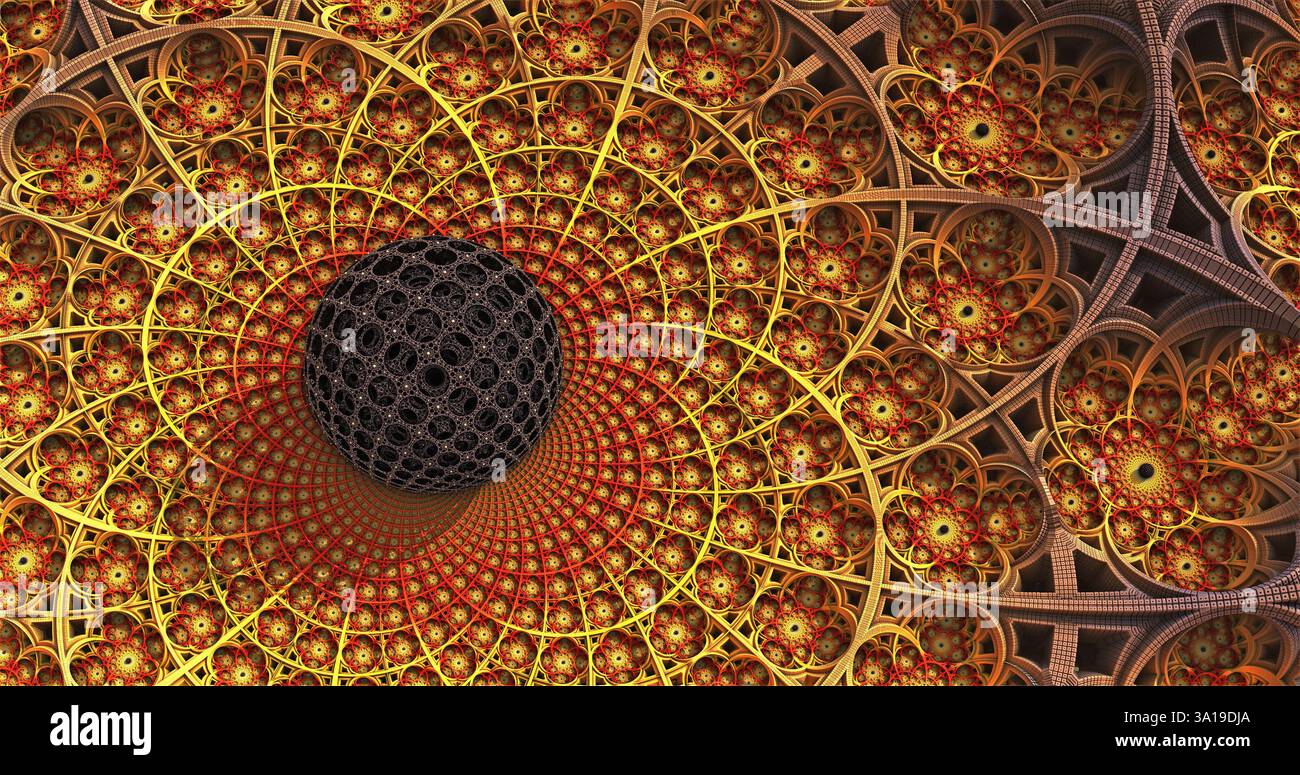 The surface of an alien planet under an alien sun 3D rendering Stock ...