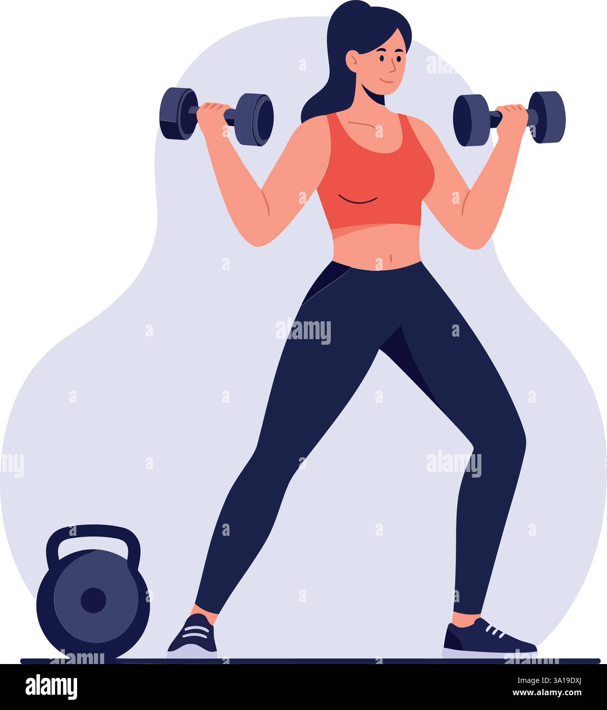 The image transitions from a calm stance to an active lifting pose ...