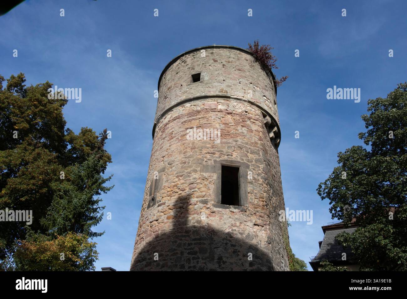 Witch tower in Fulda due to witch hunt Stock Photo - Alamy