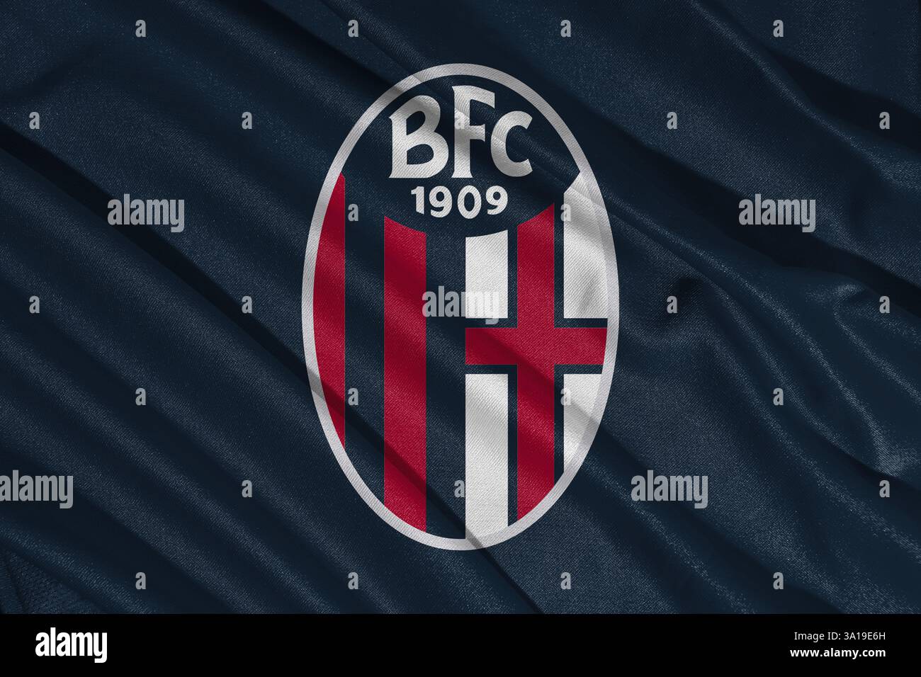 pringsewu, Lampung March 8, 2025; Bologna FC background selective focus ...