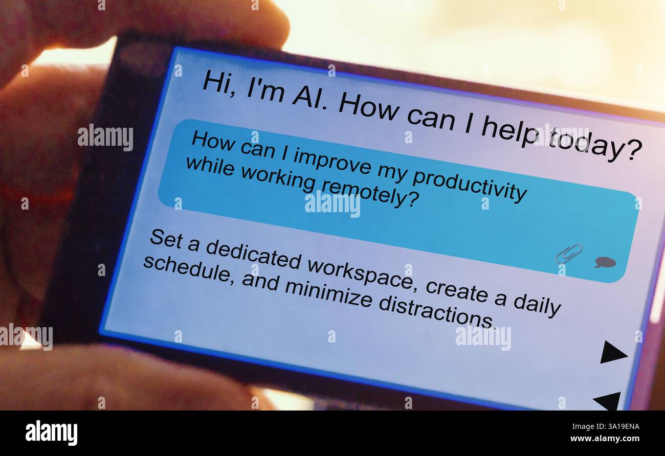 How can I improve my productivity while working remotely? Questions for artificial intelligence ...