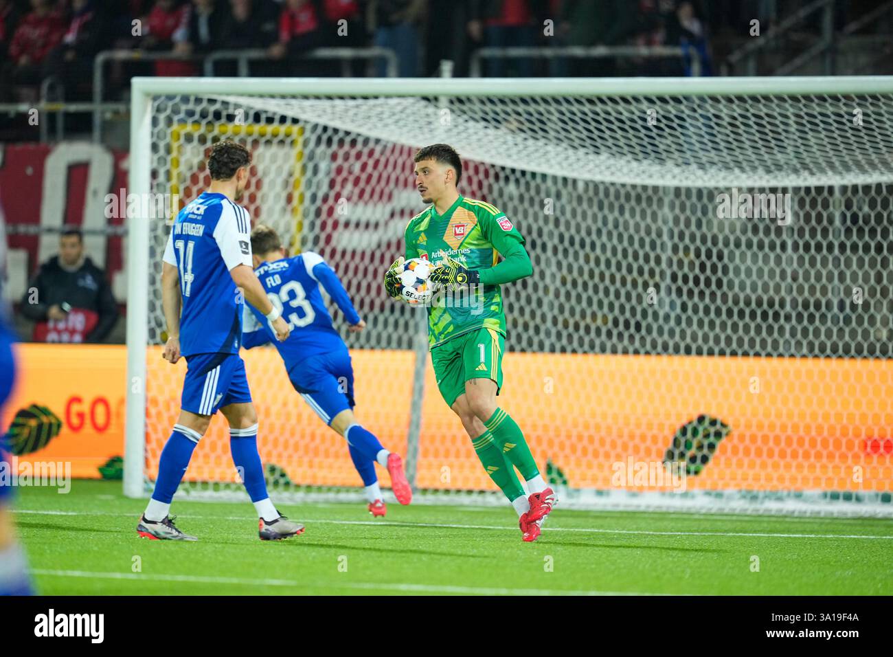 Farum, Denmark. 07th Mar, 2025. Superligakampen mellem FC Nordsjaelland ...