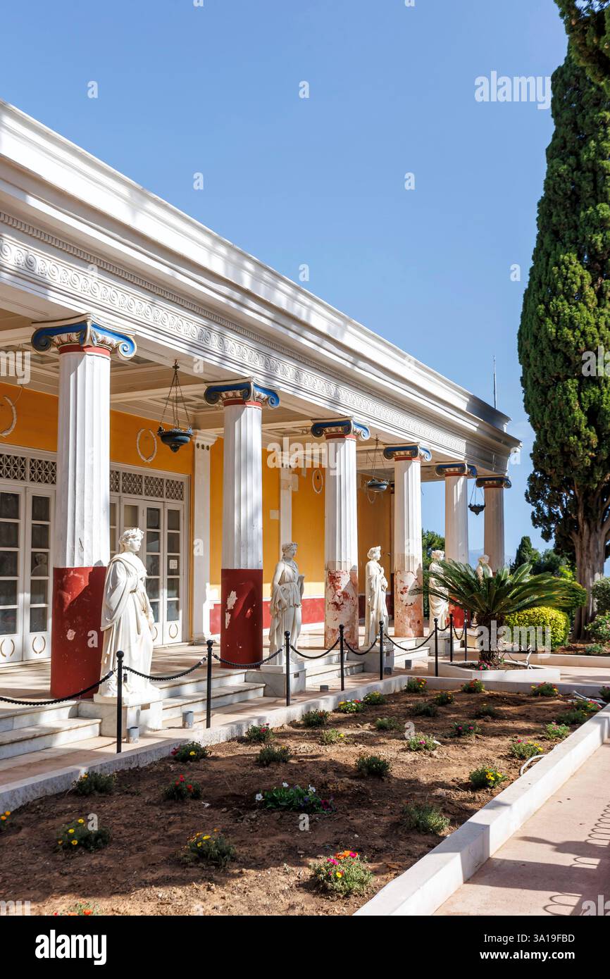 Corfu, Greece, Achilleion Palace built for the Austrian Empress ...