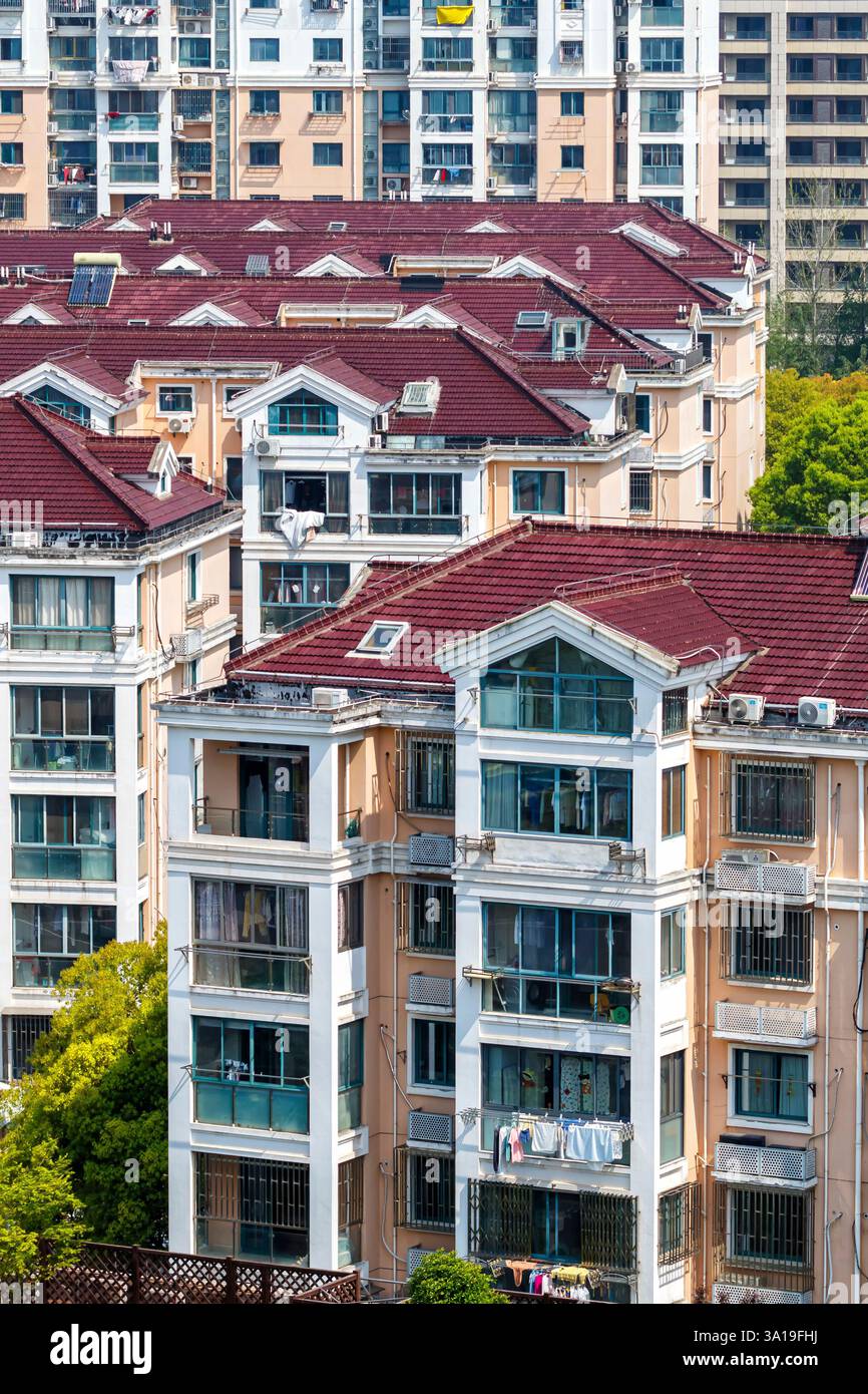 Shanghai, China, real estate residential building as a theme real ... Shanghai, China, real estate residential building as a theme real ...