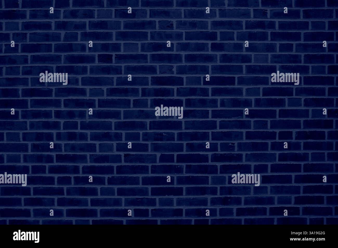 Cool background of a brick wall with dark blue stones Stock Photo - Alamy