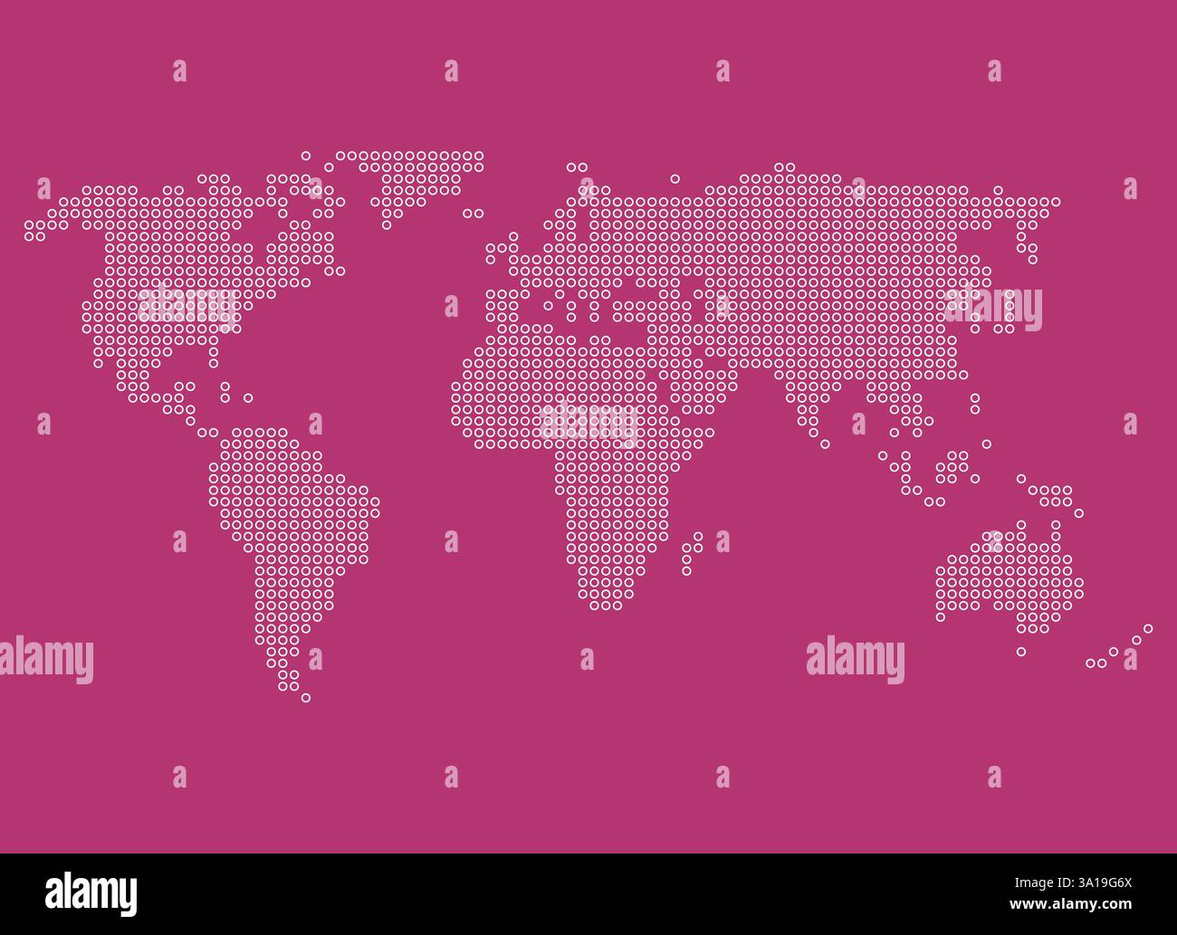 Purple world map hi-res stock photography and images - Alamy