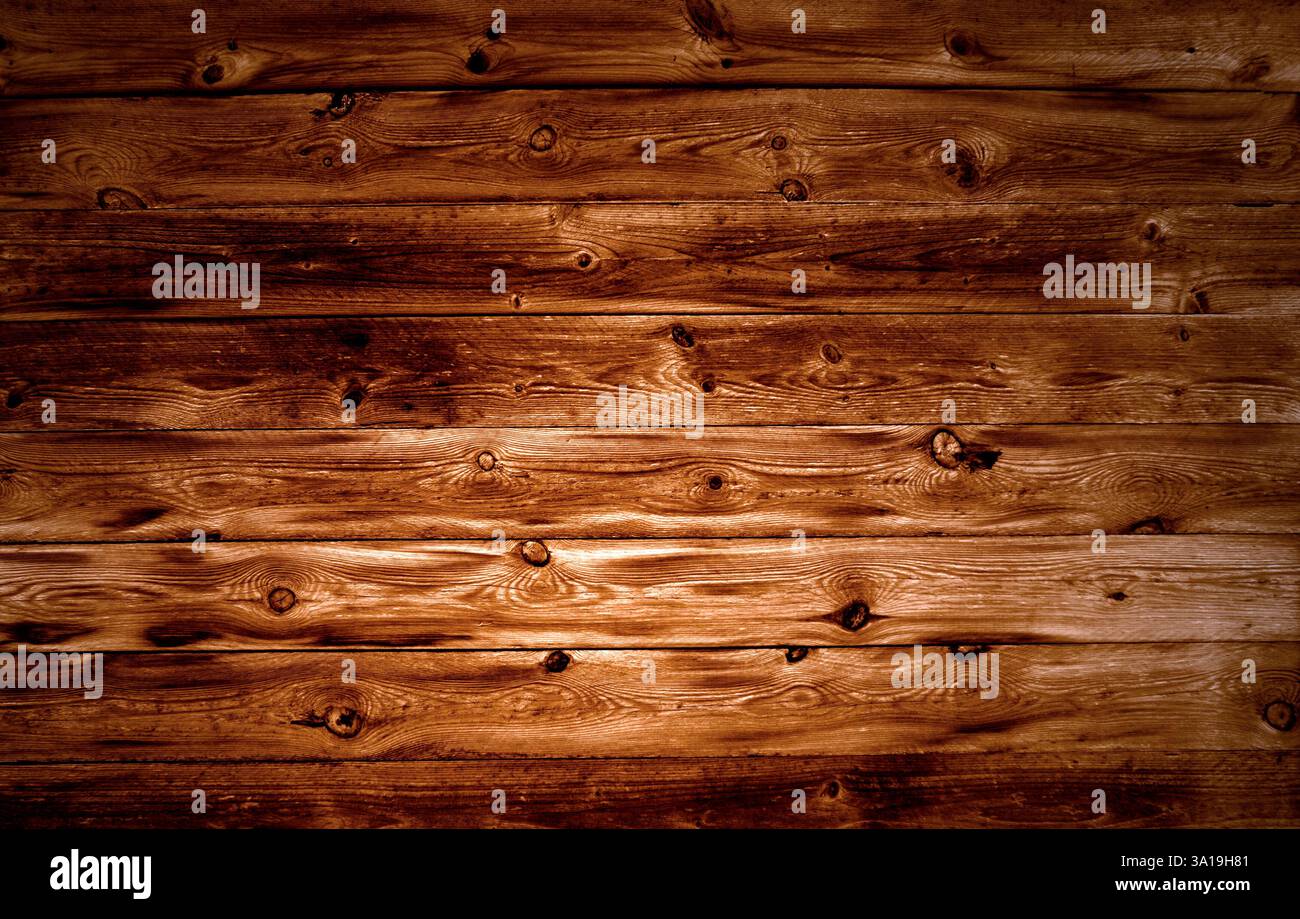 Rustic empty wooden background with brown wooden boards and elegant ...