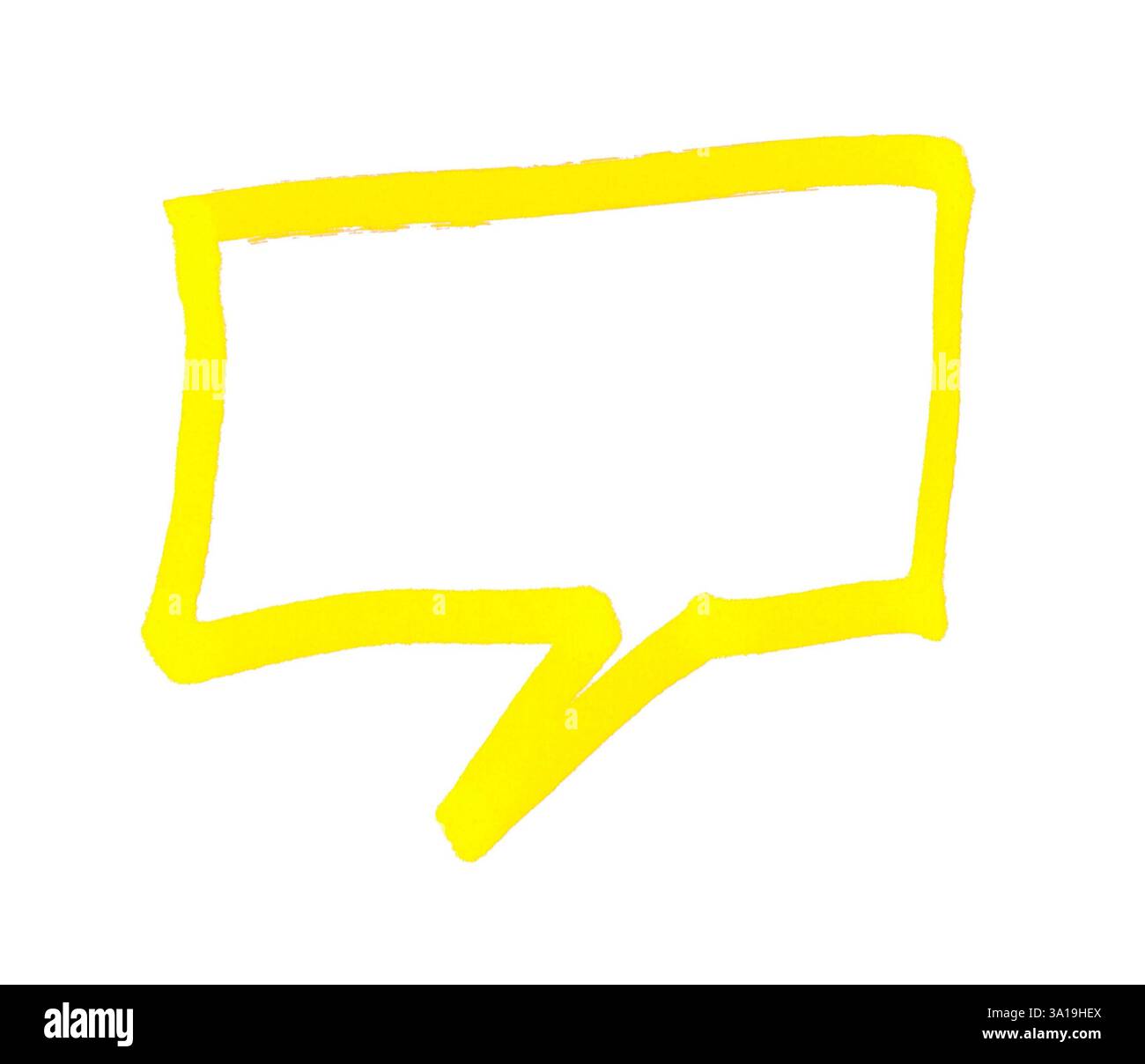 Speech bubble color background Cut Out Stock Images & Pictures - Alamy