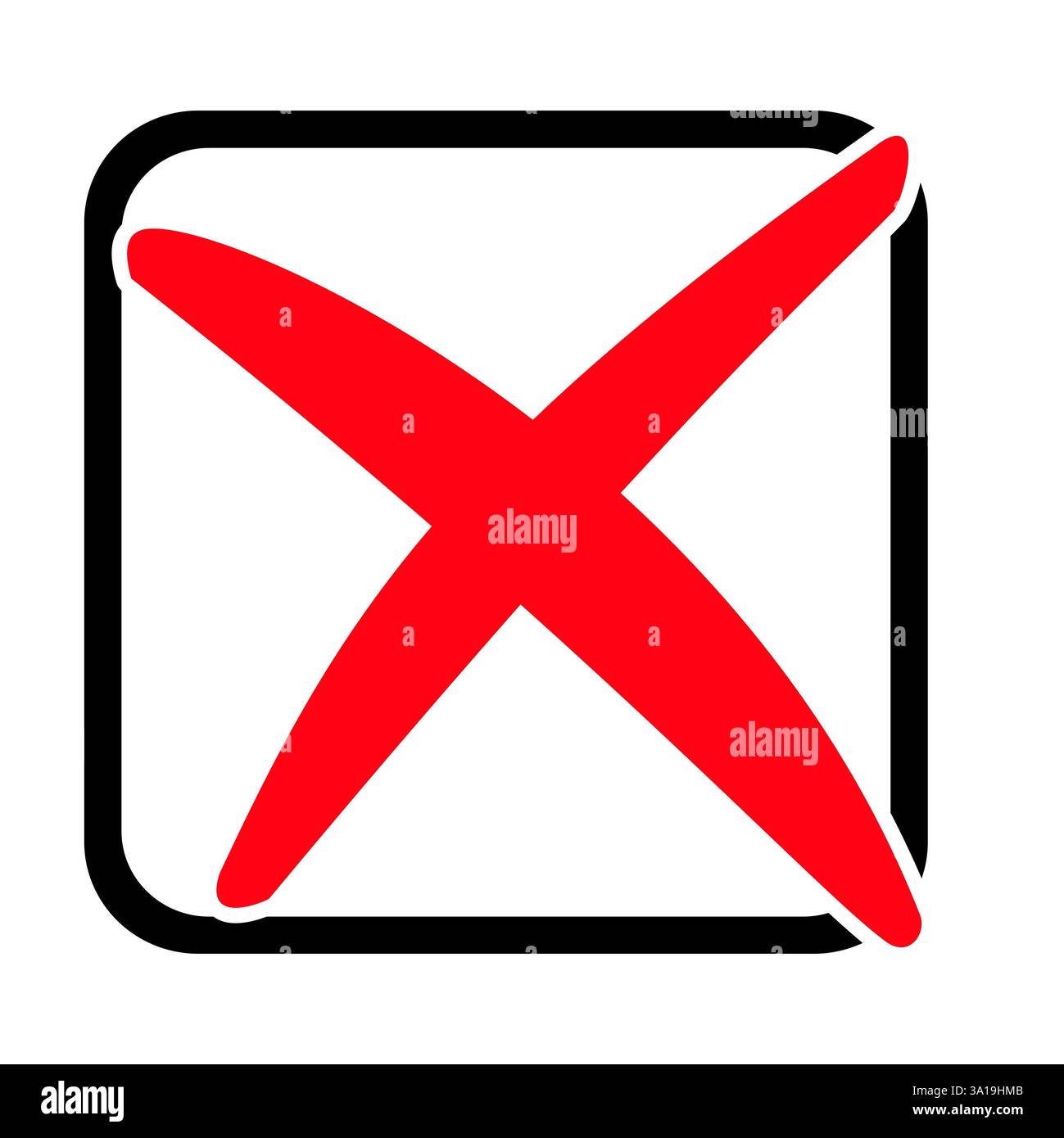 Black in x Cut Out Stock Images & Pictures - Alamy