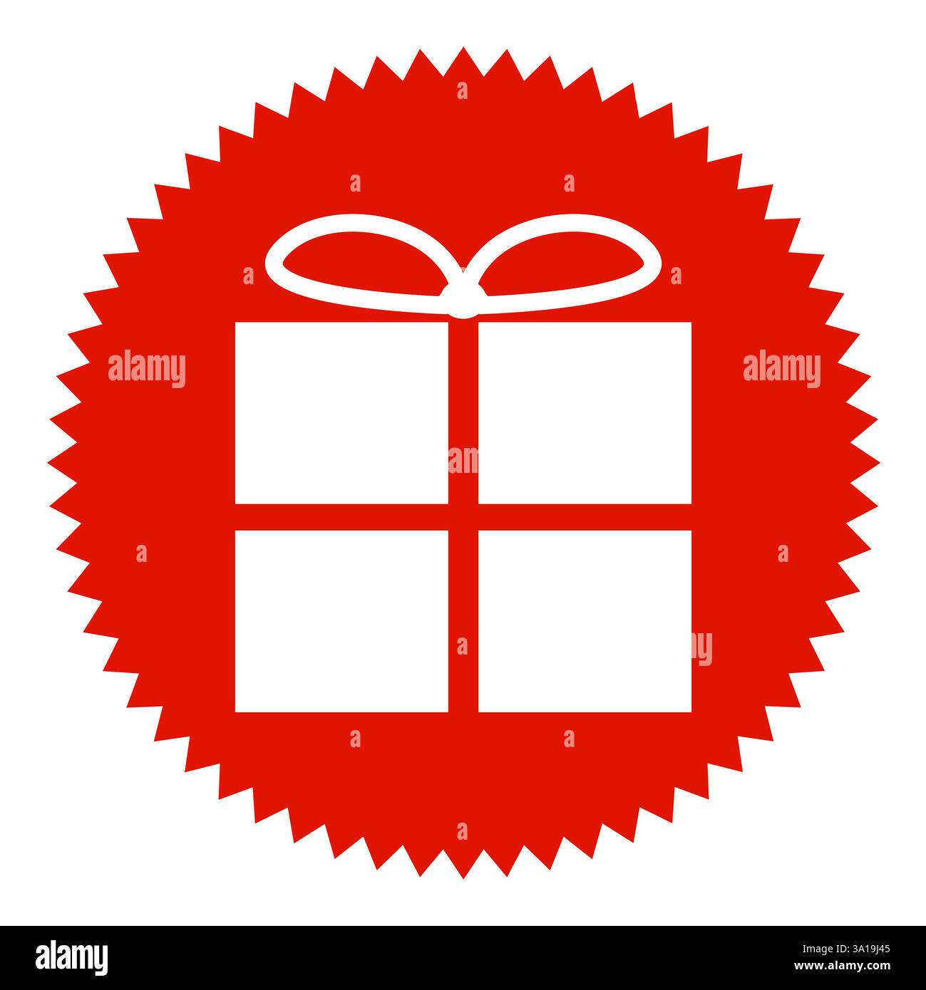 Red insulated button in star shape shows gift hi-res stock photography ...