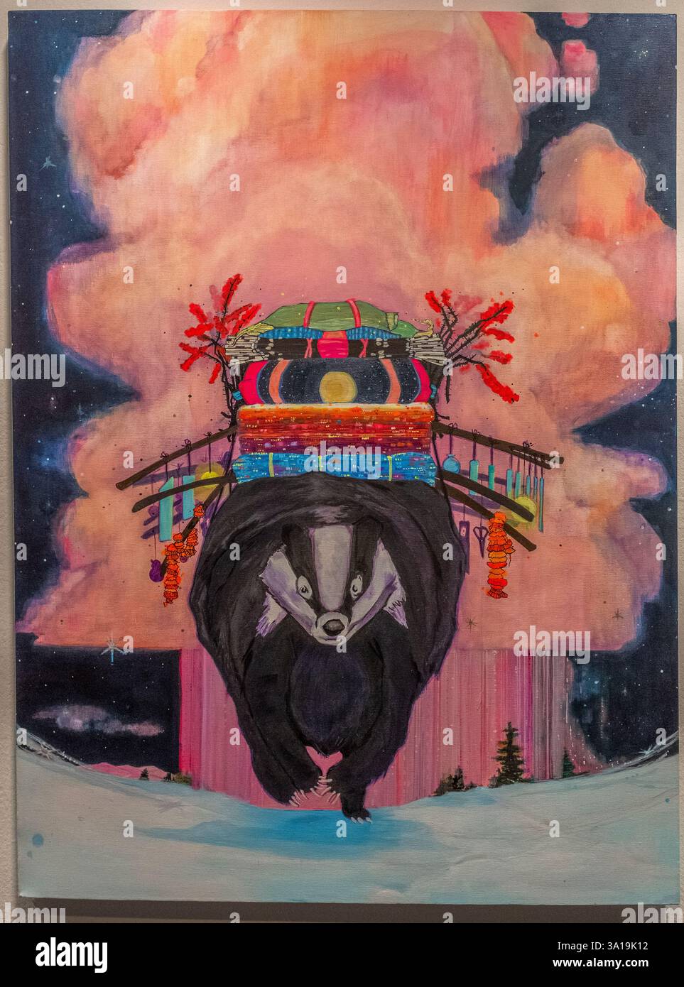 art at the Albuquerque Museum, New Mexico Stock Photo - Alamy
