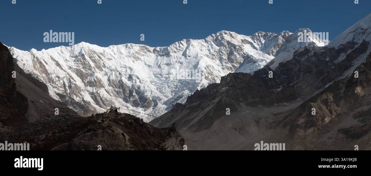 Kanchanjunga Range from Oktang Base Camp and this Kanchanjunga is a ...