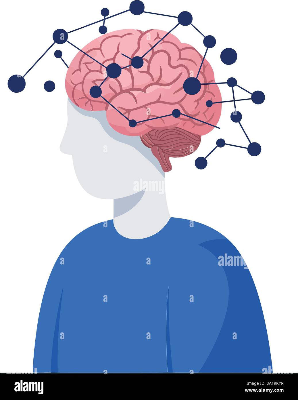 The first frame shows a simplified brain, while the second introduces ...