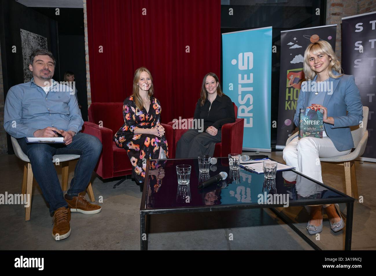 Zagreb, Hrvatska. 07th Mar, 2025. Writer Emilia Hart promoted her new ...