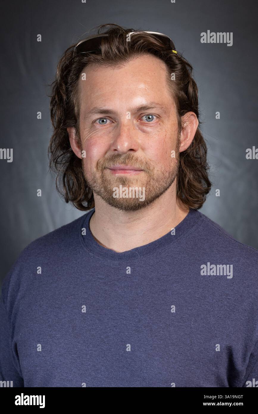 close up portrait of an adult male suffering from Bell's Palsy, a ...