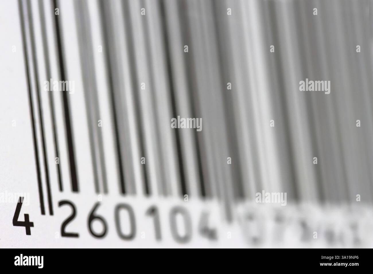 Barcode on packaging Stock Photo - Alamy