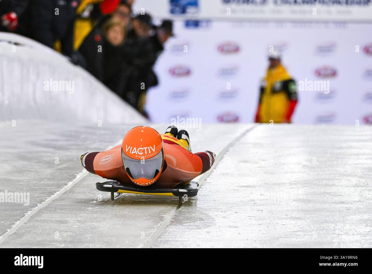 LAKE PLACID, NY, UNITED STATES - MARCH 07: Christopher Grotheer (GER ...