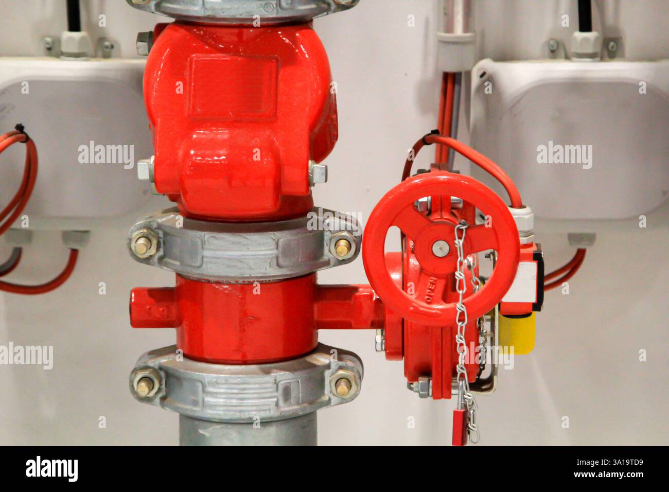 One hydrant, pipe Stock Photo - Alamy