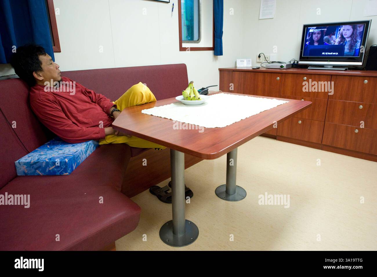 Seafarer / Able Sesaman in Galley. A Phillipinian Seafarer / Able ...