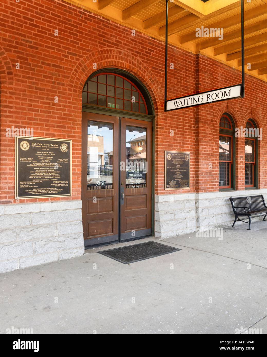 High Point, North Carolina-3 March 25: Historic Southern Railway ...