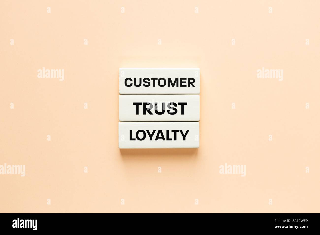 Customer trust and loyalty, Conceptual words. Understanding customer ...