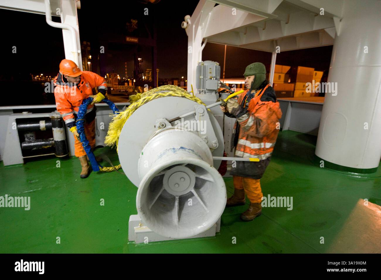 Student Maritime Officer & Seafarer on Deck. A Student Maritime Officer ...