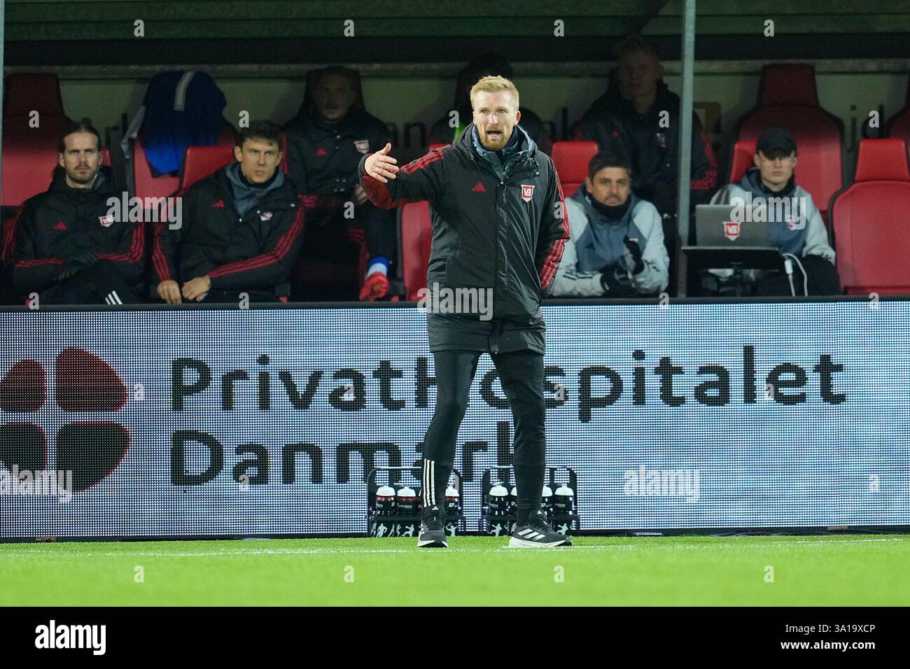 Farum, Denmark. 07th Mar, 2025. Superligakampen mellem FC Nordsjaelland ...