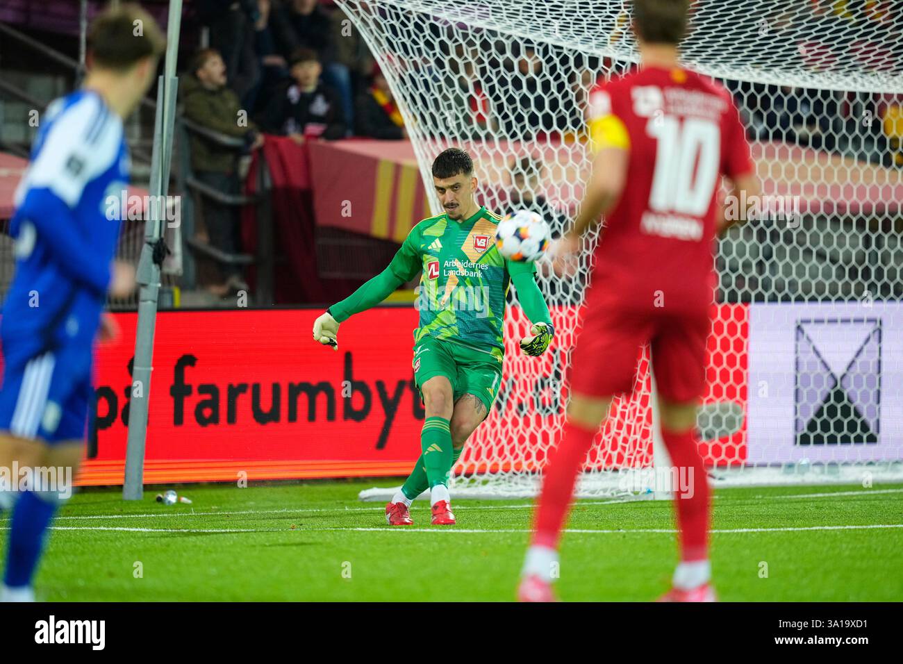 Farum, Denmark. 07th Mar, 2025. Superligakampen mellem FC Nordsjaelland ...