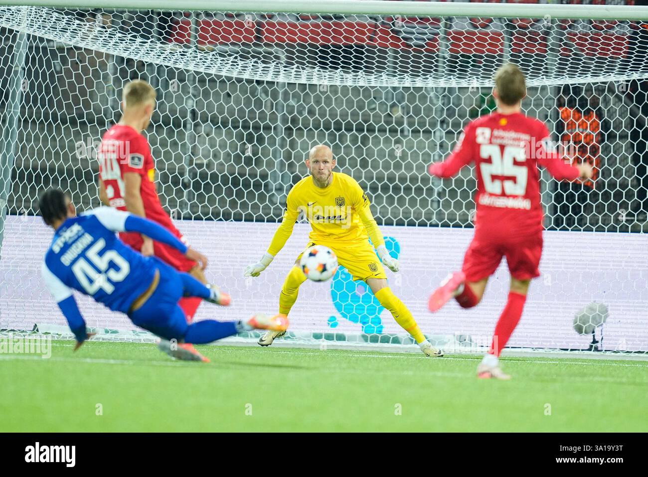 Farum, Denmark. 07th Mar, 2025. Superligakampen mellem FC Nordsjaelland ...