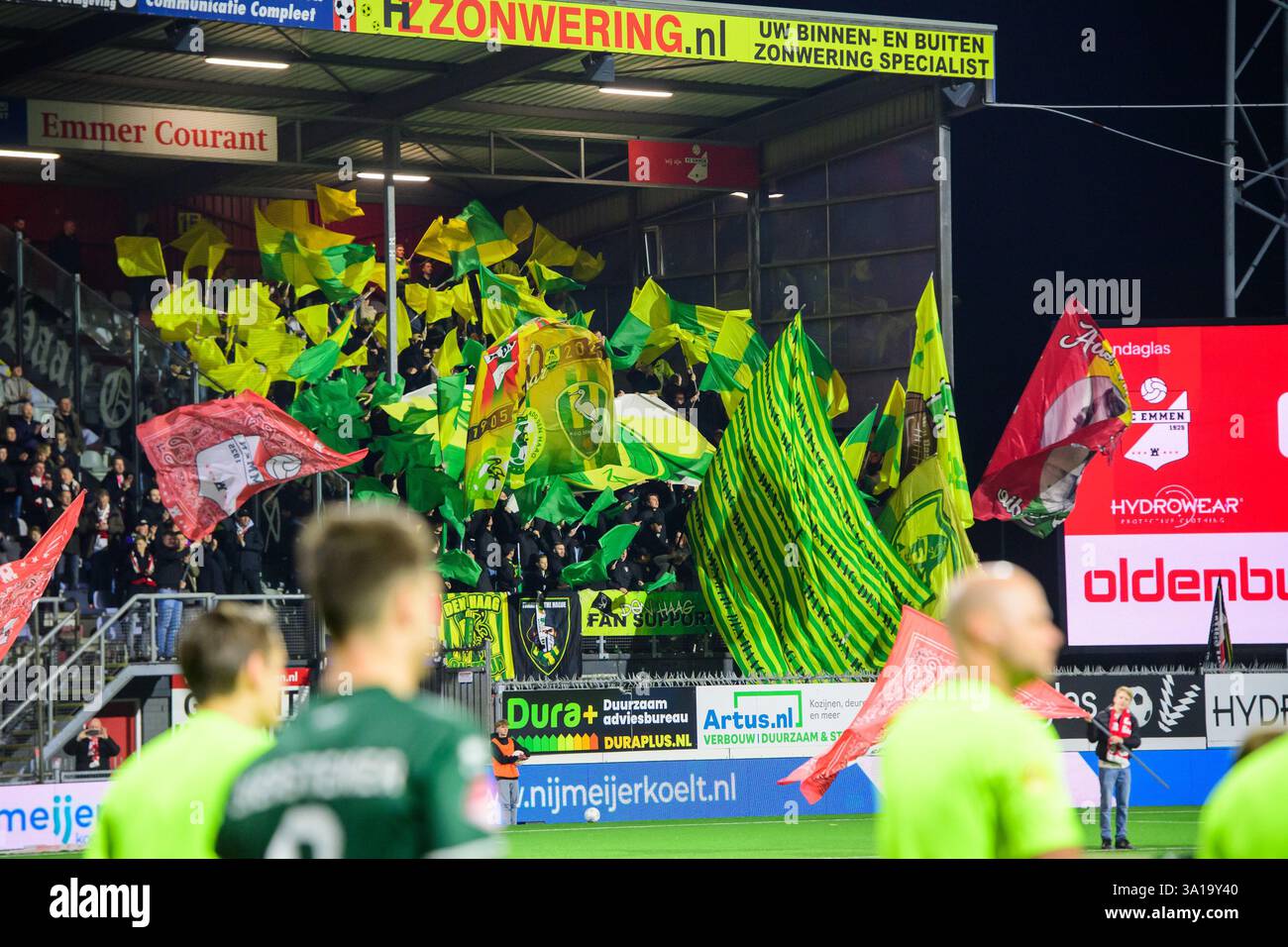 Emmen, Netherlands. 07th Mar, 2025. EMMEN, Stadium Oude Meerdijk, 07-03-2025, season 2024/2025 ...