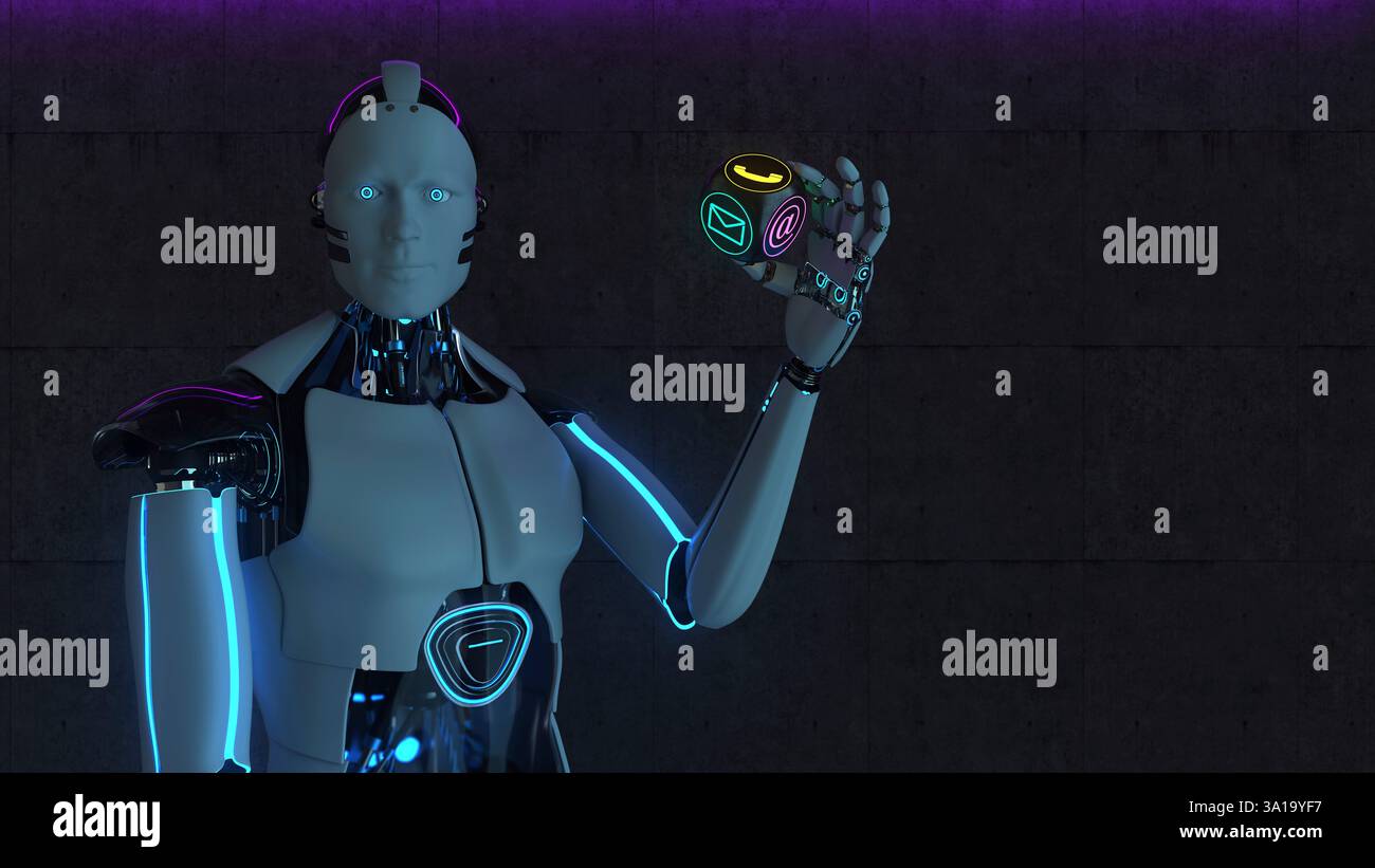 3d illustration customer support hi-res stock photography and images ...