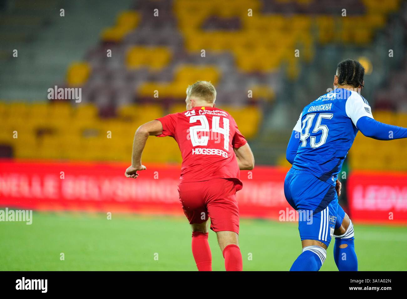 Farum, Denmark. 07th Mar, 2025. Superligakampen mellem FC Nordsjaelland ...