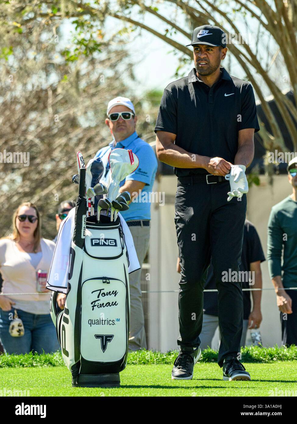 March 7, 2025: Tony Finau on the 10th tee during second round of the ...