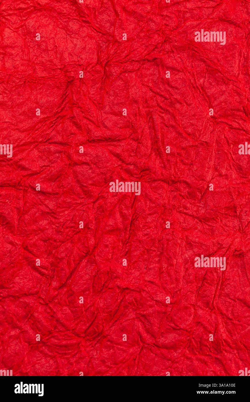 Background surface of wrinkled red and crumpled paper Stock Photo - Alamy